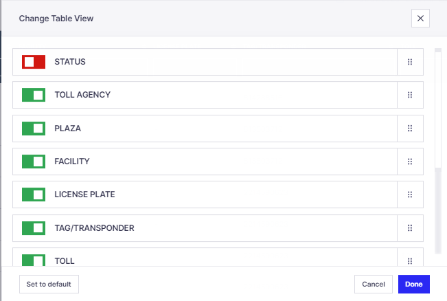 Tollogic - How do I view the Toll Transactions page?